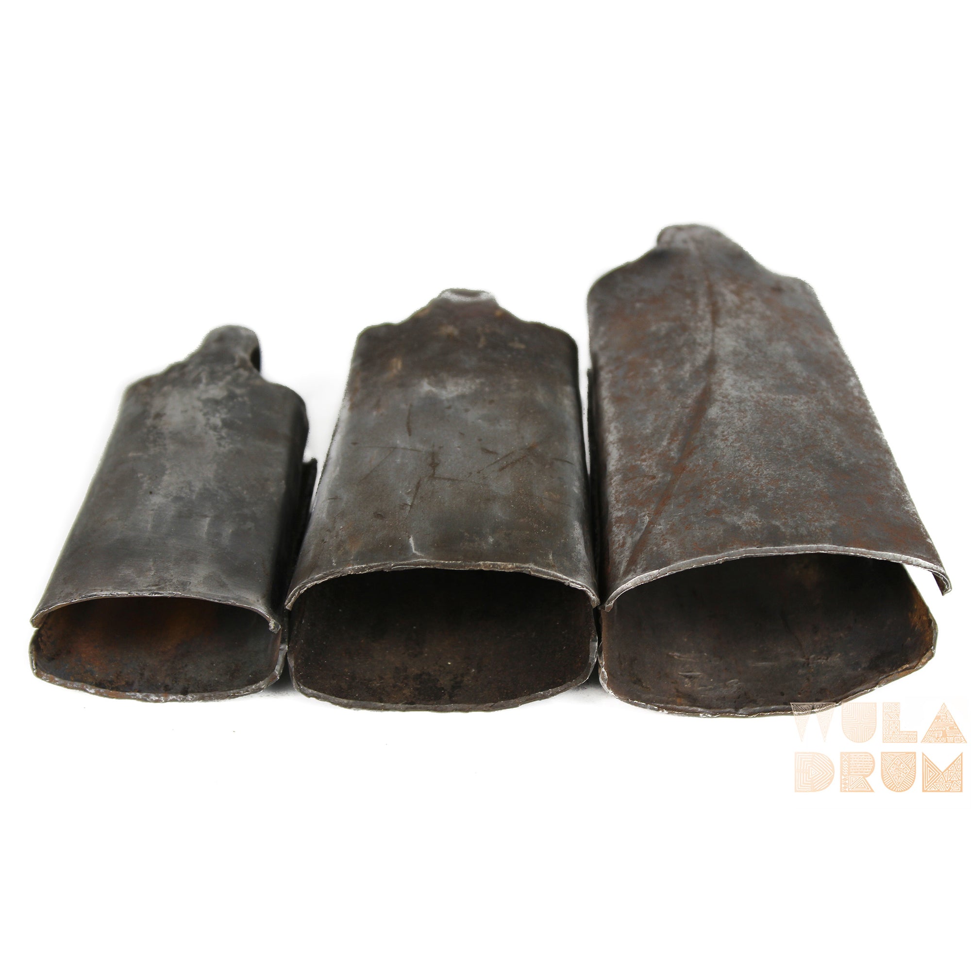 Set of West African bells for dundun, sangban, and kenkeni. - Wula Drum